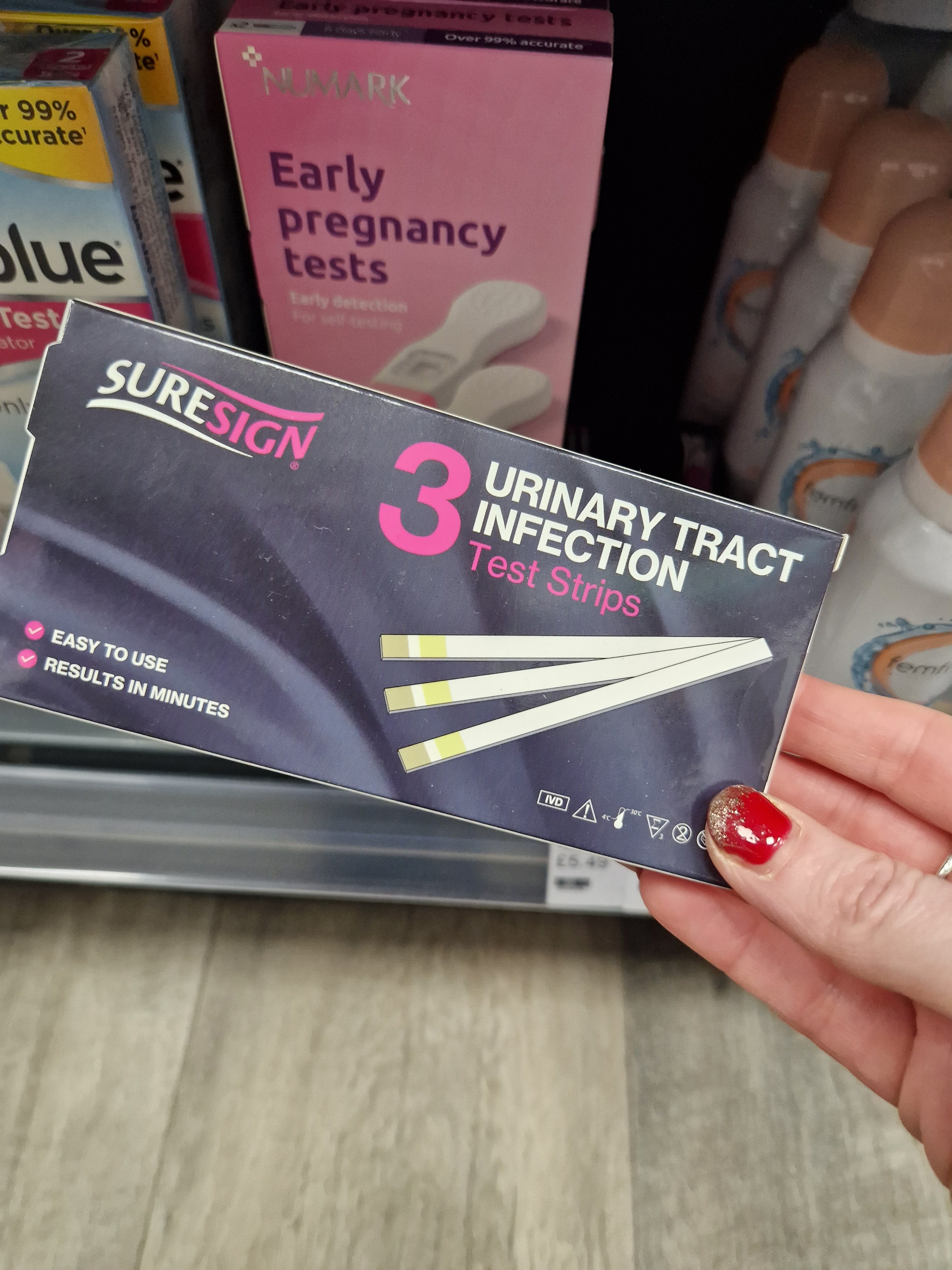 Sure Sign Urinary Tract Infection Test Strips – Melvin Pharmacy Ltd